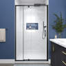 Dilon 38-42" Wide X 71" High Pivot Semi-Frameless Shower Door With Clear Glass | Wayfair